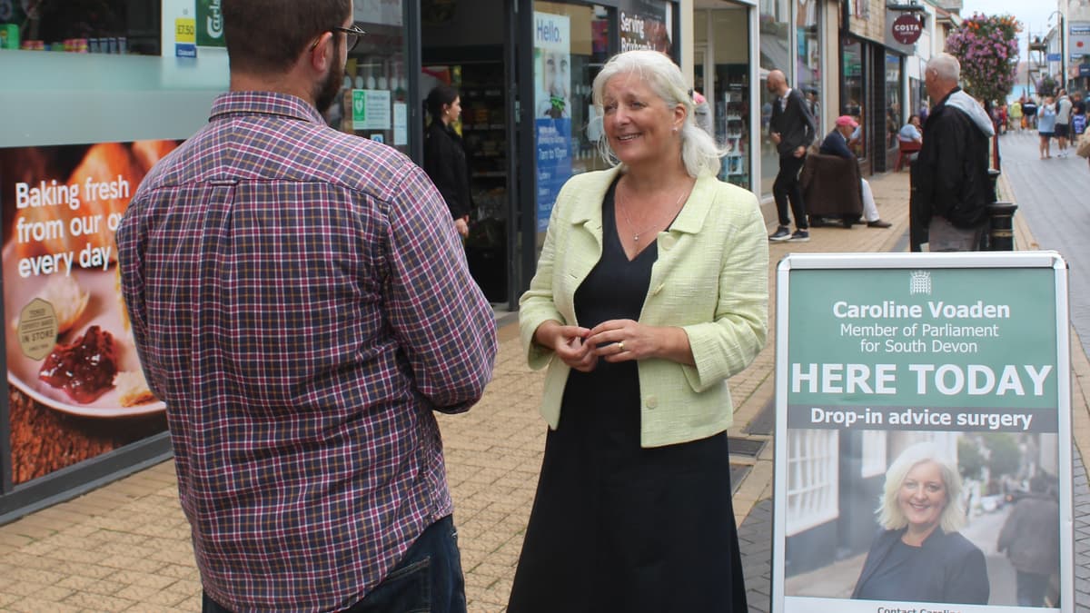 Voaden starts Summer Surgery Tour | southhams-today.co.uk